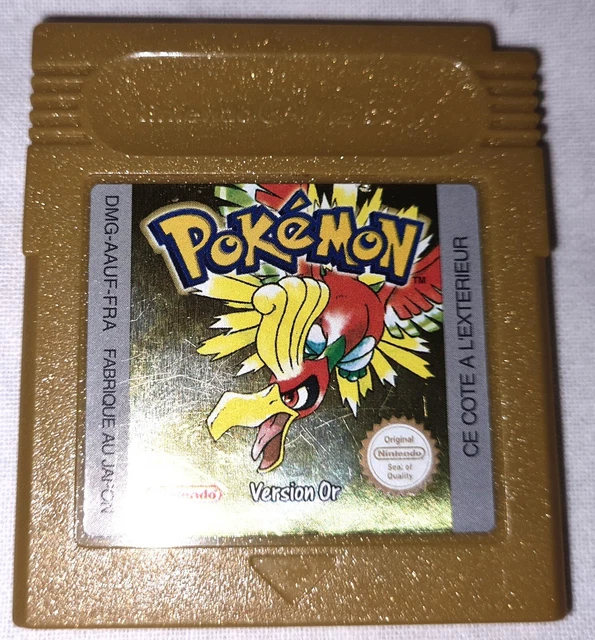 POKEMON VERSION OR Game boy color version FR OFFICIEL CARTOUCHE SEULE ...
