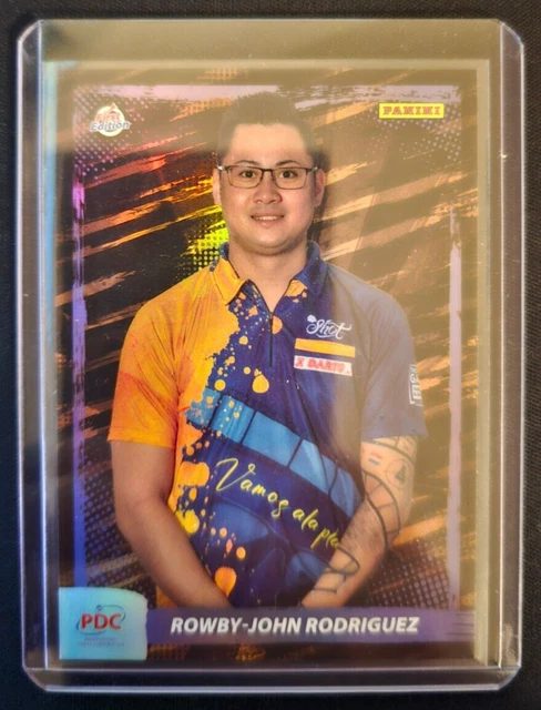 PANINI 2025 PDC Darts WM Trading Card Karte PDC-37 Rowby-John Rodriguez ...