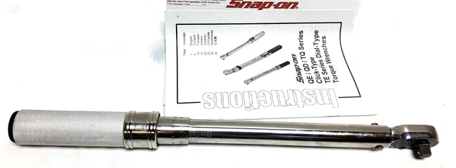 NEW SNAP-ON 3/8& drive Fixed Head 20 - 100 ft lb Torque Wrench QD2R100A ...