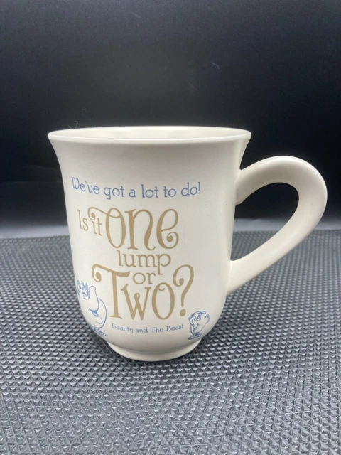 DISNEY HALLMARK BEAUTY And The Beast One Lump Or Two Coffee Mug £17.04 ...