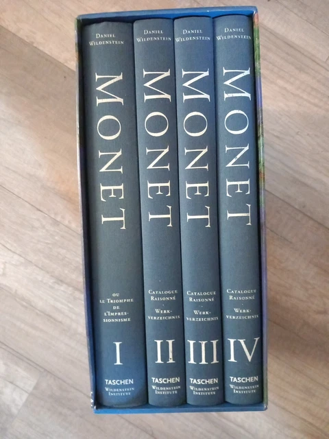 MONET- CATALOGUE RAISONNE / Taschen / Daniel Wildenstein / 4 Volumes ...