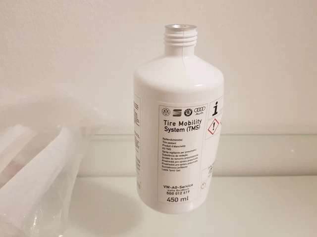 TIRE MOBILITY SYSTEM(TMS) Reifendichtmittel 450ml Pannenset VW-Audi ...