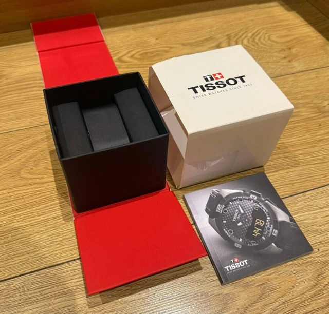GENUINE ORIGINAL TISSOT Watch Magnetic Presentation Box Case Complete ...