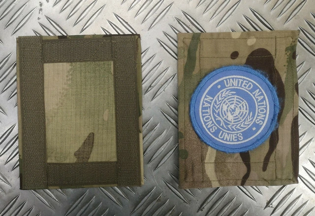 BRITISH ARMY MTP Blanking Patches with United Nations UN TRF Patch £14. ...