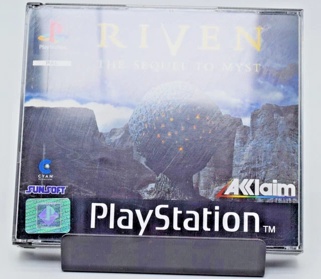 RIVEN SEQUEL TO Myst 5 Disco PlayStation 1 gioco PS1 Regno Unito EUR 29 ...