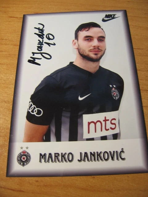 MARKO JANKOVIC - MontenegroA 48x - FK Partizan Belgrade - SIGNED PHOTO - es EUR 4,99 - PicClick IT