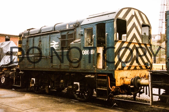 UK DIESEL TRAIN Railway Photograph Of Class 08 08649 Loco. Rm08-233 £1. ...