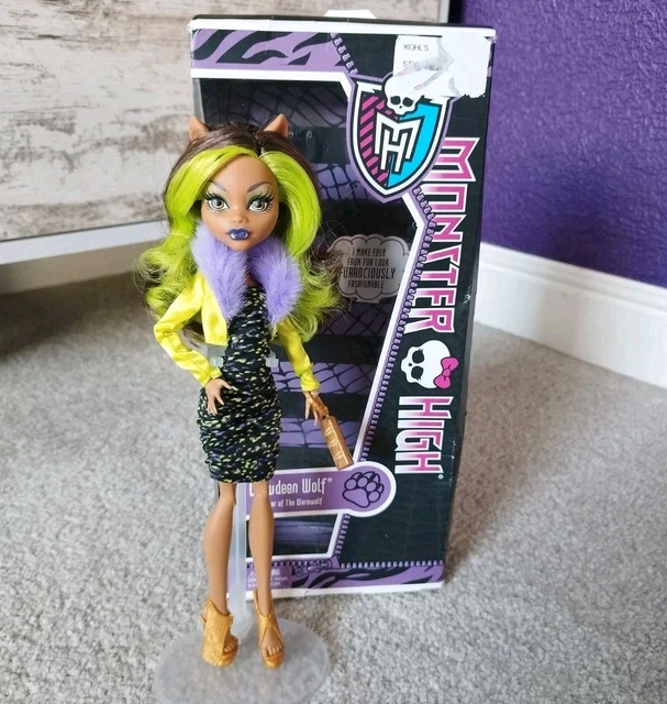 MONSTER HIGH DOLL Clawdeen Wolf Killer Style II With Box- Read Desc 💜 £ ...
