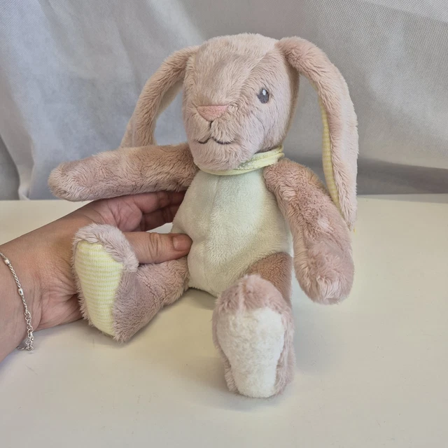 STEIFF MY FIRST Bunny Plush Soft Toy Baby Soother Pale Pink Vintage ...