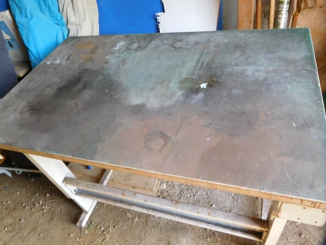 ÉTABLI INDUSTRIEL , établi en métal , acier, indus, loft, design, usine, ATELIER EUR 50,00 ...