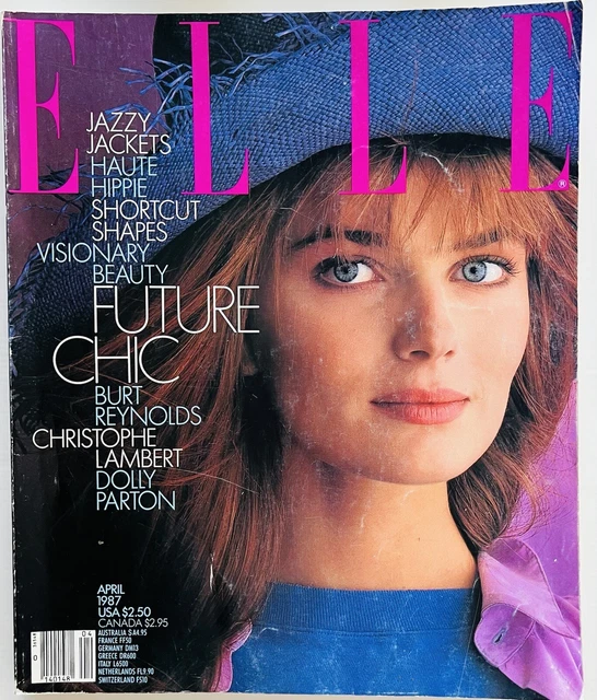 ELLE MAGAZINE USA Edition April 1987 RARE Vintage Collectors US $79.00 ...