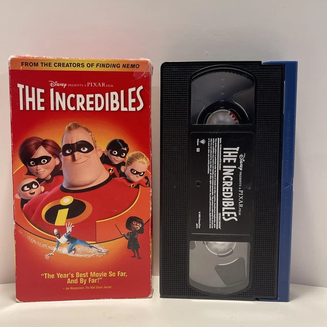 THE INCREDIBLES VHS 2005 Disney Pixar Animated Movie $29.99 - PicClick CA