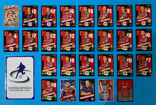 FIGURINE CALCIATORI PANINI 2022-23 2023 Squadra Cremonese Completa 27 Figurine EUR 10,00 ...