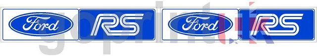 FORD RS MK 3 DECALS x2 / Focus RS ETC £5.99 - PicClick UK