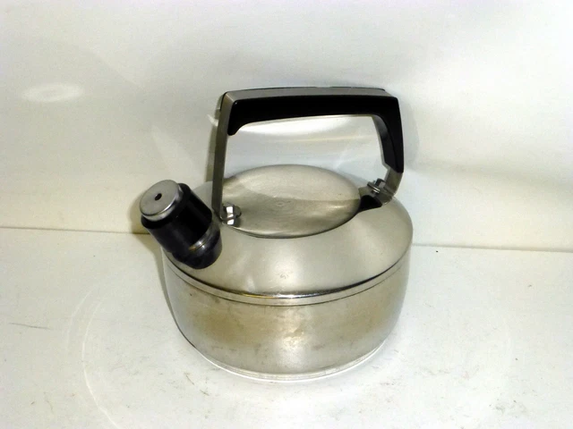 NOSTALGIE 20CM AMC classic Edelstahl Wasserkessel Topf Kessel water ...
