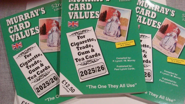 **NEW**MURRAY'S 2025/26 CIGARETTE ,Trade, Gum & Tea Card Values £15.45 ...