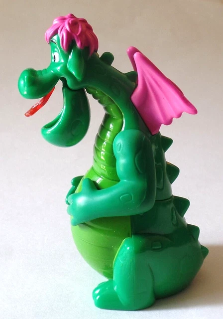 RARE VINTAGE DISNEY 1990's PUFF THE MAGIC DRAGON Fire Breathing ...