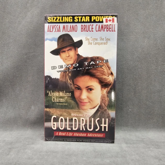 DISNEY'S GOLDRUSH Alaskan Adventure VHS Disney Clamshell Bruce Campbell ...