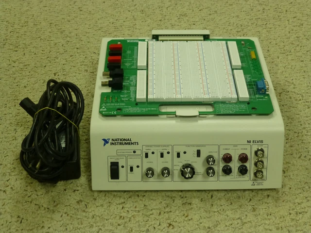 PLATEFORME NATIONAL INSTRUMENTS NI ELVIS avec carte de prototypage ...