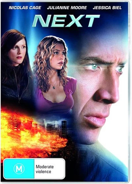 NEXT (DVD, 2007) Jessica Biel, Julianne Moore, Nicolas Cage, Jim Beaver ...