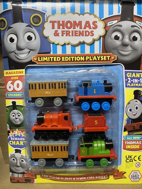 THOMAS & FRIENDS limited edition gift pack + magazine issue 825 6pcs ...