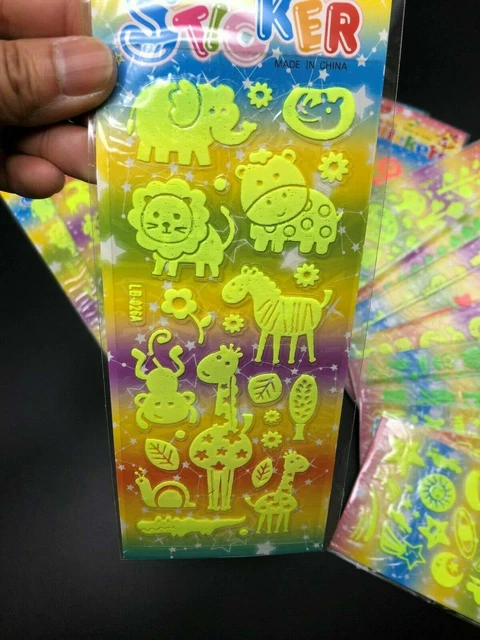 BULK 20 SHEETS Kids Stickers Sticker Party Prize Loot Bags Filler Party ...