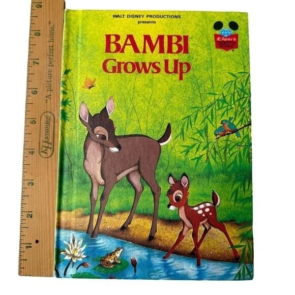 VINTAGE BAMBI GROWS Up by Walt Disney Productions Hardcover Book 1979 £ ...