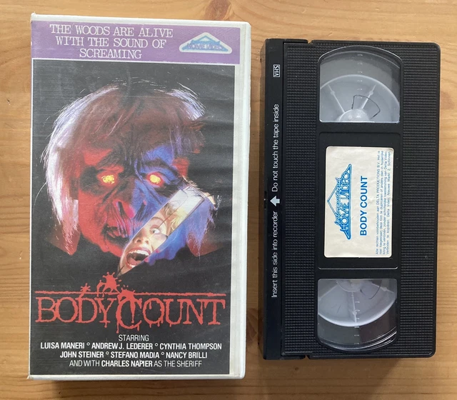 BODY COUNT DUTCH import VHS Video Deodato Horror slasher / DPP Pre cert ...