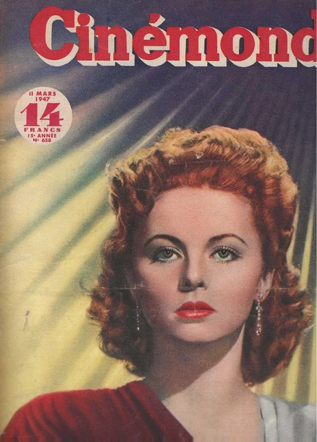 CINÉMONDE N° 658 - Madeleine Lebeau (Mars 1947) EUR 5,00 - PicClick FR