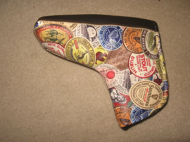 NEW TRAVIS MATHEW X Guinness Odyssey Blade Putter Head Cover Limited ...