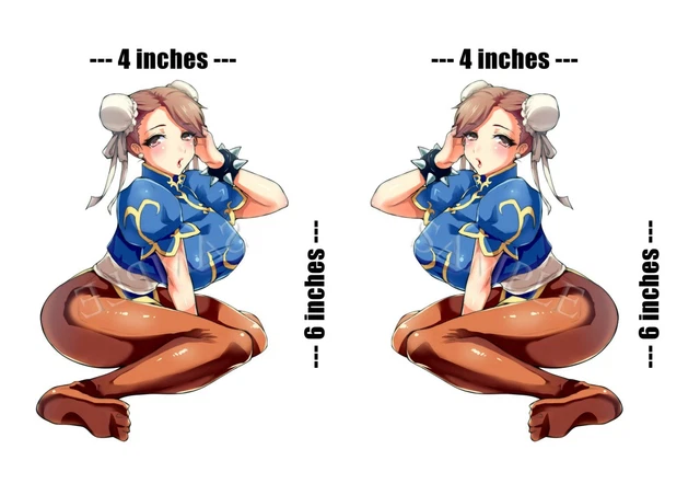 Sexy Chun Li Street Fighter Pack Of 2 Vinyl Sticker Car Decal Uk Post Only £600 Picclick Uk