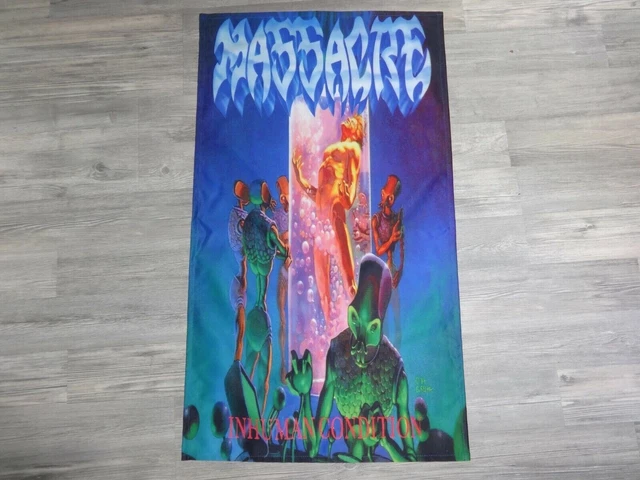 MASSACRE FLAG FLAGGE Poster Death Metal Autopsy Morgoth Necrophagia 66 ...