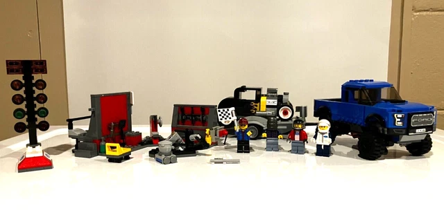 LEGO 70808 SPEED Champions Ford F-150 Raptor & Ford Modello A Hot Rod ...