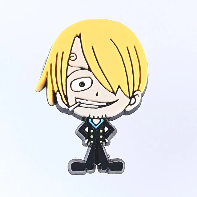 SANJI ONE PIECE Gum-Gum One Pins Rubber Pin Badge From Japan F/S EUR 14 ...