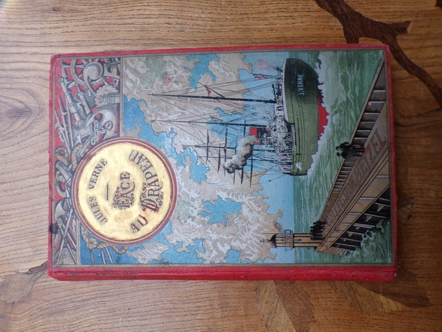 8988 JULES VERNE Face au drapeau Hetzel au steamer EUR 59,00 - PicClick FR