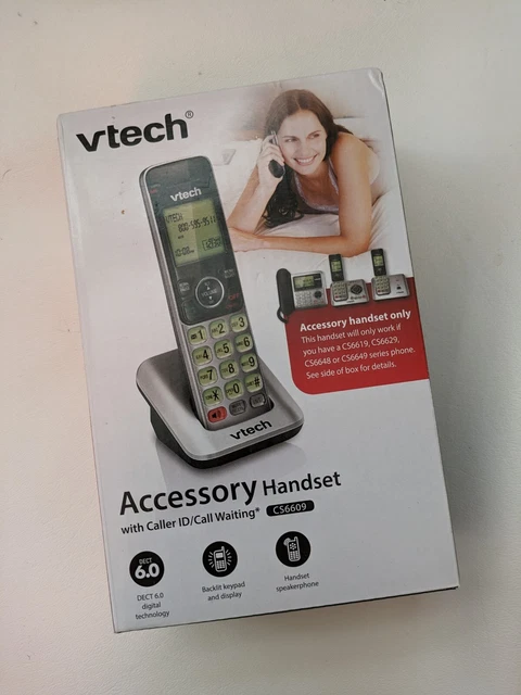 VTECH CS6609 SINGLE Line Phone for CS6619 CS6629 CS6648 CS6649 Black ...