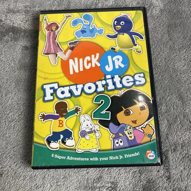NICK JR FAVORITES Vol. 2 DVD Nickelodeon Cartoons Dora Backyardigans ...
