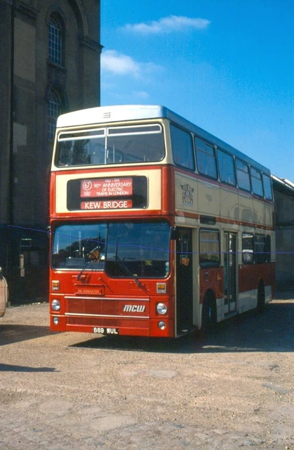 ORIGINAL BUS COLOUR Slide Of M1069 A London Transport Metrobus Dd ...