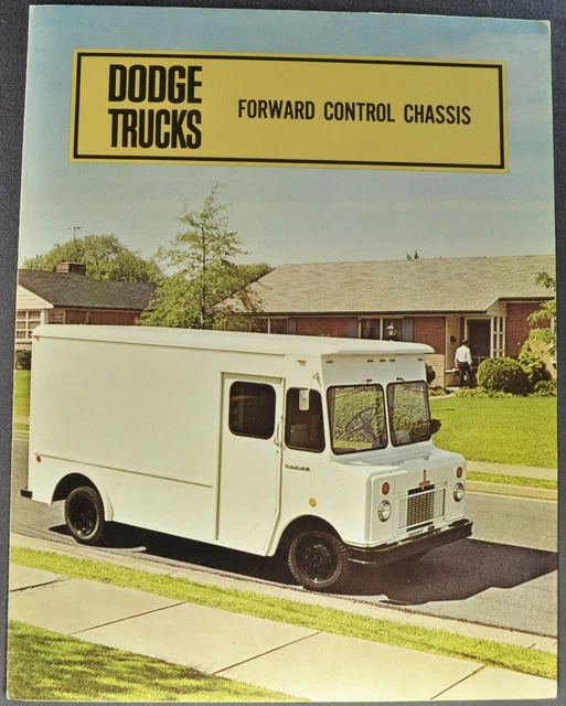 1968 DODGE FORWARD Control Parcel Delivery Van Truck Brochure Excellent ...