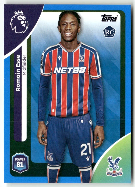 TOPPS PREMIER LEAGUE 2025-26 N° 118 Romain Esse Rookie Blue Parallel EUR 2,71 - PicClick FR