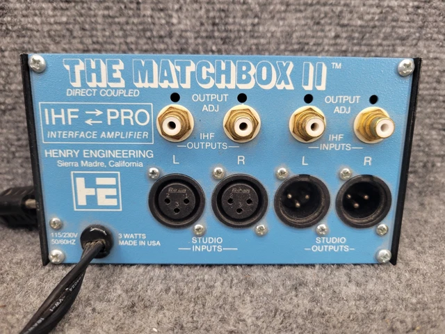 HENRY ENGINEERING THE Matchbox II Direct Coupled IHF-Pro Interface ...