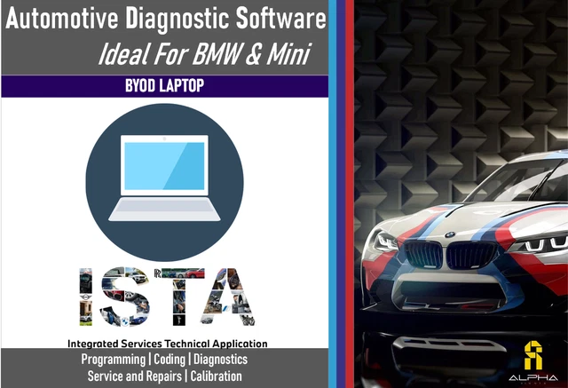 BMW DIAGNOSTIC SOFTWARE, ISTA, INPA, WINKFP, E F G I Series, KDCAN, ENET, BYOD $150.00 - PicClick AU