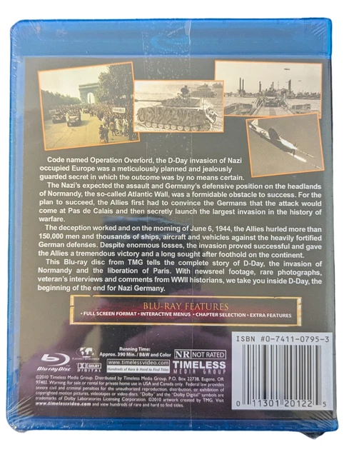 D-DAY: CODE NAME Overlord (Blu-ray, 1998) - Historical War Documentary ...