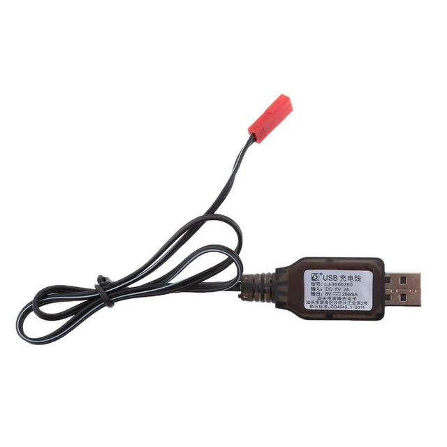 6V UNIVERSAL USB to JST 2P NI-MH/NI-Cd Battery Charge Cable for RC Drone EUR 4,94 - PicClick FR