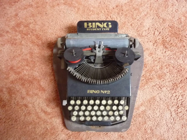 BING NO.2 VINTAGE Typewriter, circa 1920’s made in Germany. £120.00 ...
