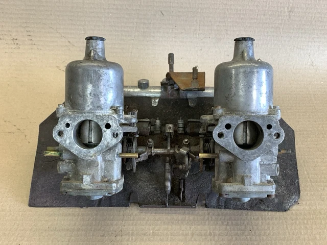 MGB TWIN SU Hif4 Carburettors On Manifold With Linkages & Heatshield ...