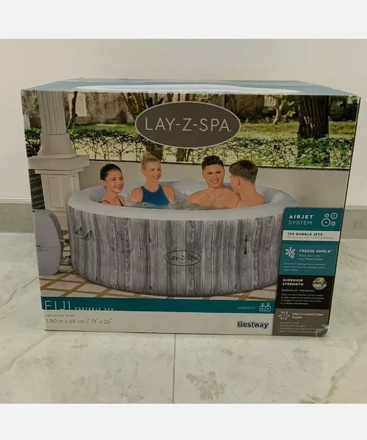 BAND NEW LAY Z Spa Fiji Inflatable Hot Tub. Up to 4 People. EUR 390,35 ...
