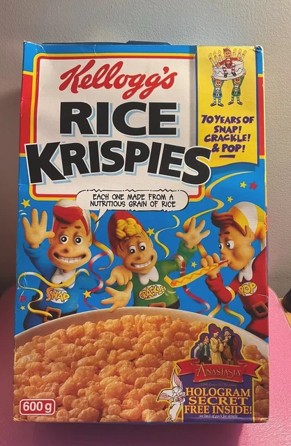 VINTAGE 1999 KELLOGGS Rice Krispies Original Packet Box £24.99 ...