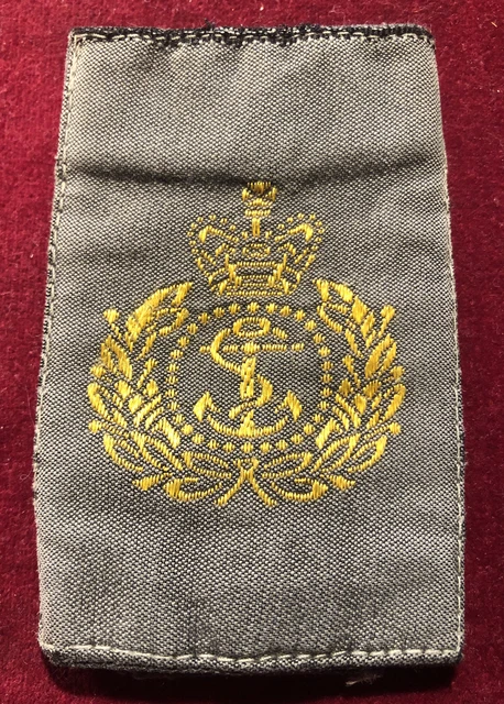 BRITISH ROYAL NAVY Chief Petty Officer (CPO) Rank Slide / Epaulette ...