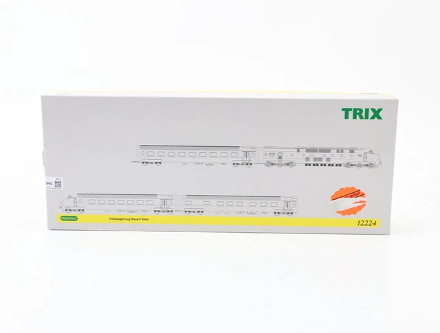 MINITRIX N 12224 Diesel-Triebzug-Set 4-tlg. TEE Edelweiß RAm SBB / NEM ...